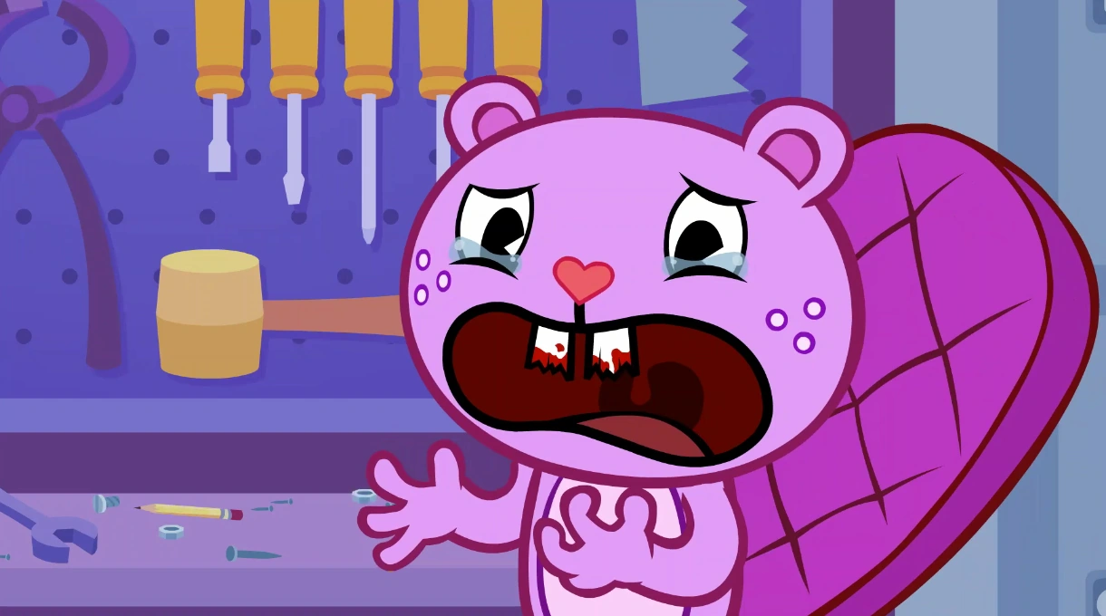 Image - AIT Toothy cries.png | Happy Tree Friends Wiki | FANDOM powered ...