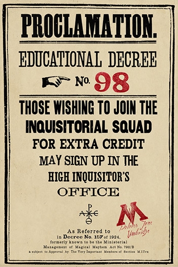 Educational Decree Number Ninety-Eight | Harry Potter Wiki | FANDOM ... Educational Decree Number Ninety-Eight | Harry Potter Wiki | FANDOM ...