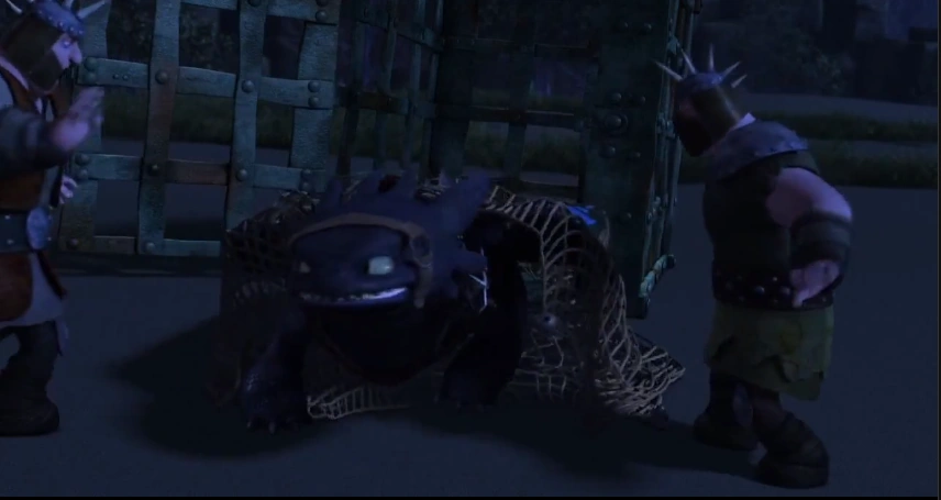 Image - Toothless forced into cage.png | How to Train Your Dragon Wiki ...
