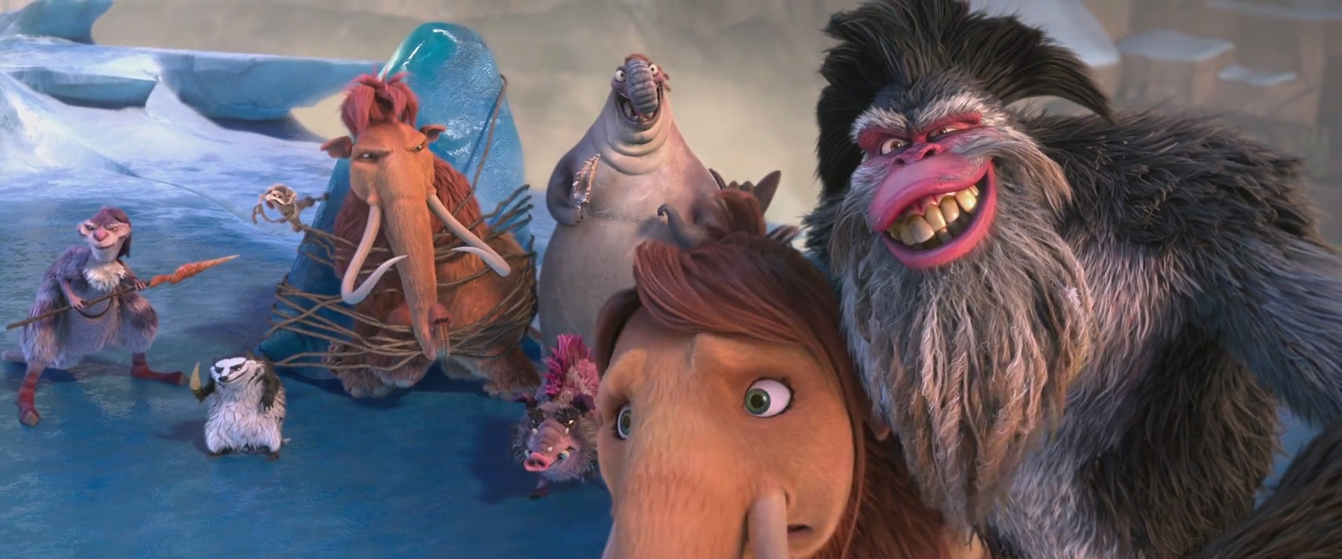 Image Gutt Holding Ellie And Peaches Hostage Ice Age Wiki Fandom Powered By Wikia