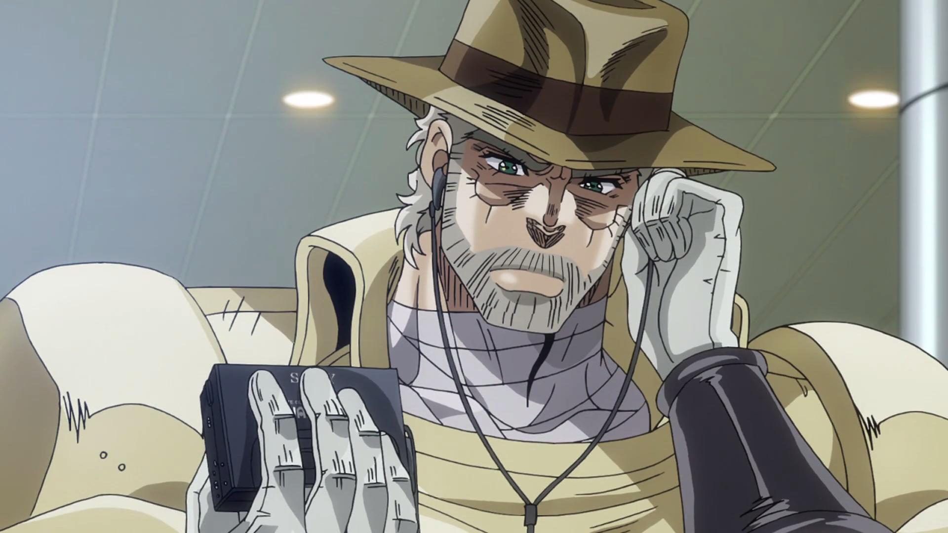Image - Joseph Walkman Part3 Anime.png | JoJo's Bizarre Encyclopedia ...