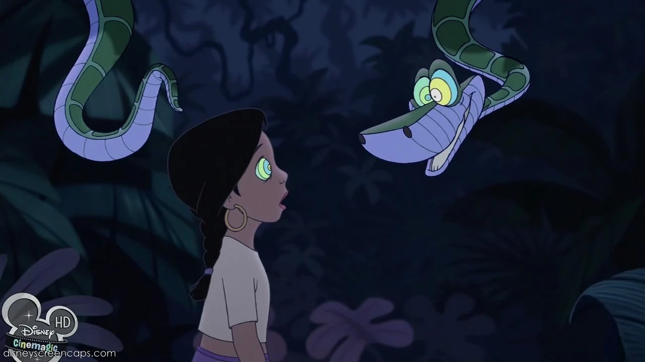 Image - Kaa the Python hypnotizes Shanti.jpg | Jungle Book Wiki ...