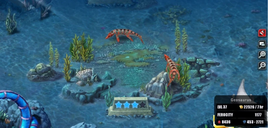 Jurassic Park Builder Glacier Animal List