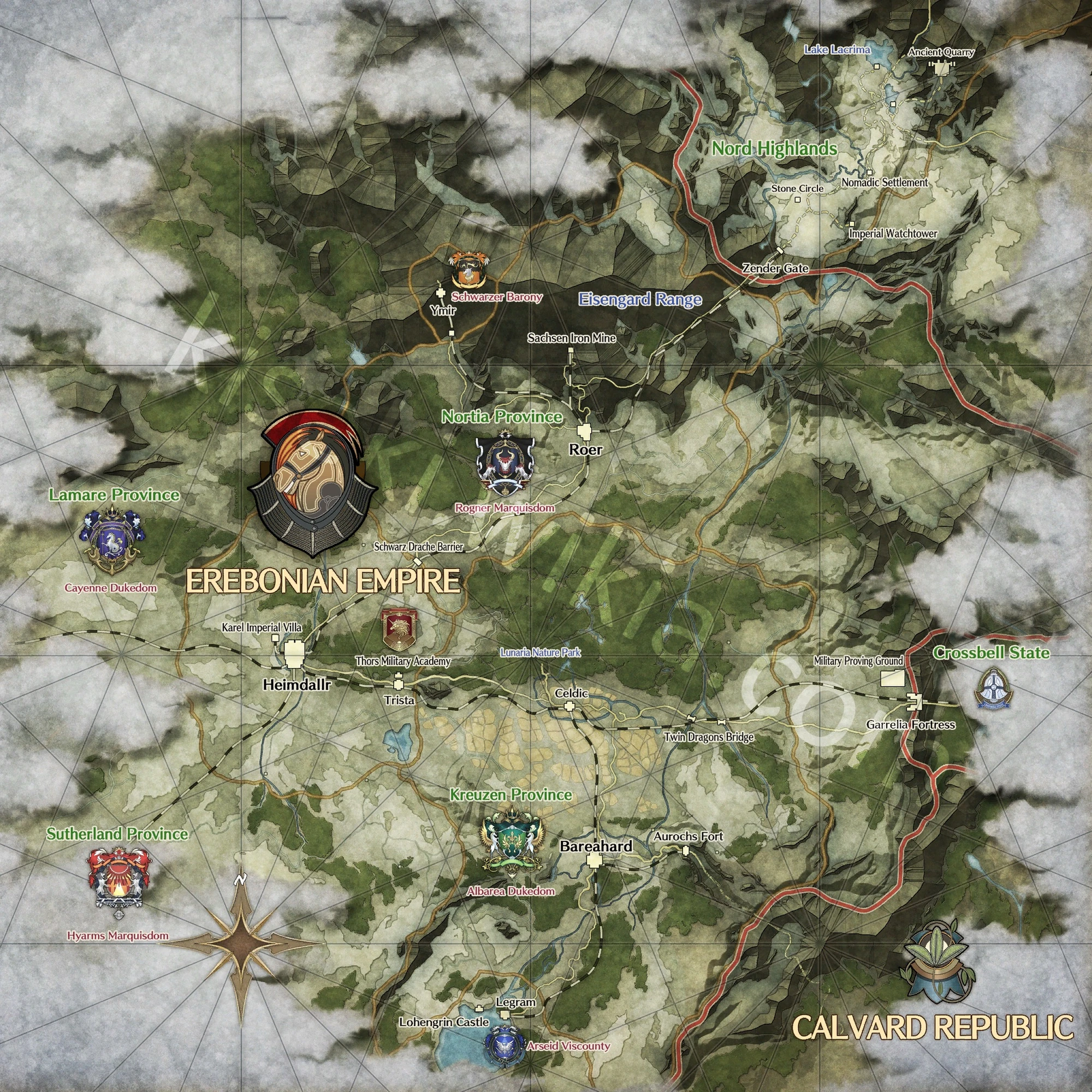 Erebonia | Kiseki Wikia | FANDOM powered by Wikia