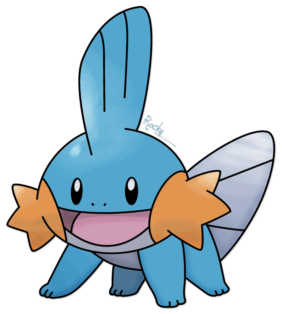 Archivo:Mudkip by rockystuffe-d4qxduv.png | Wiki La Wiki Pokéland ...