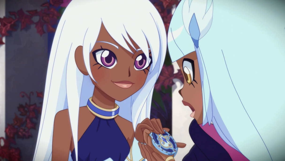 Image - Izira giving young Talia her Medallion.png | Lolirock Wiki ... Image - Izira giving young Talia her Medallion.png | Lolirock Wiki ...