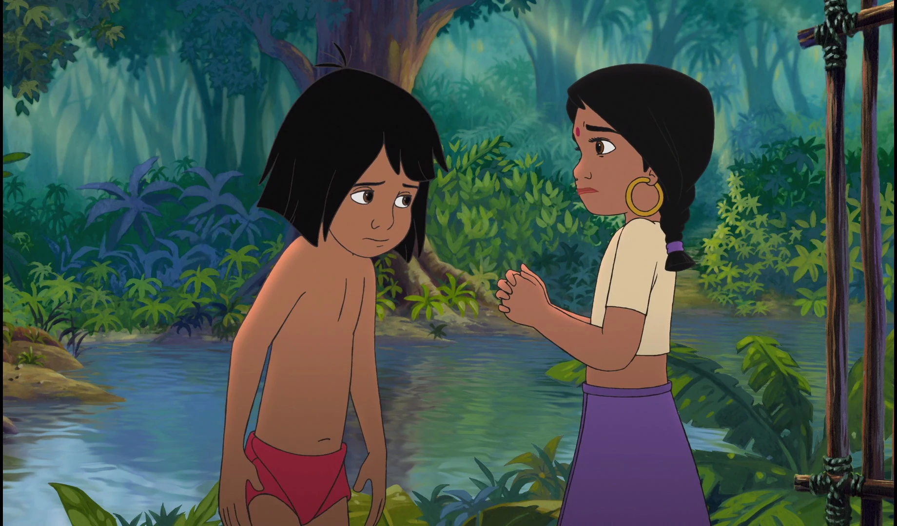 Image - Mowgli and Shanti are both sad.jpg | Love Interest Wiki ...