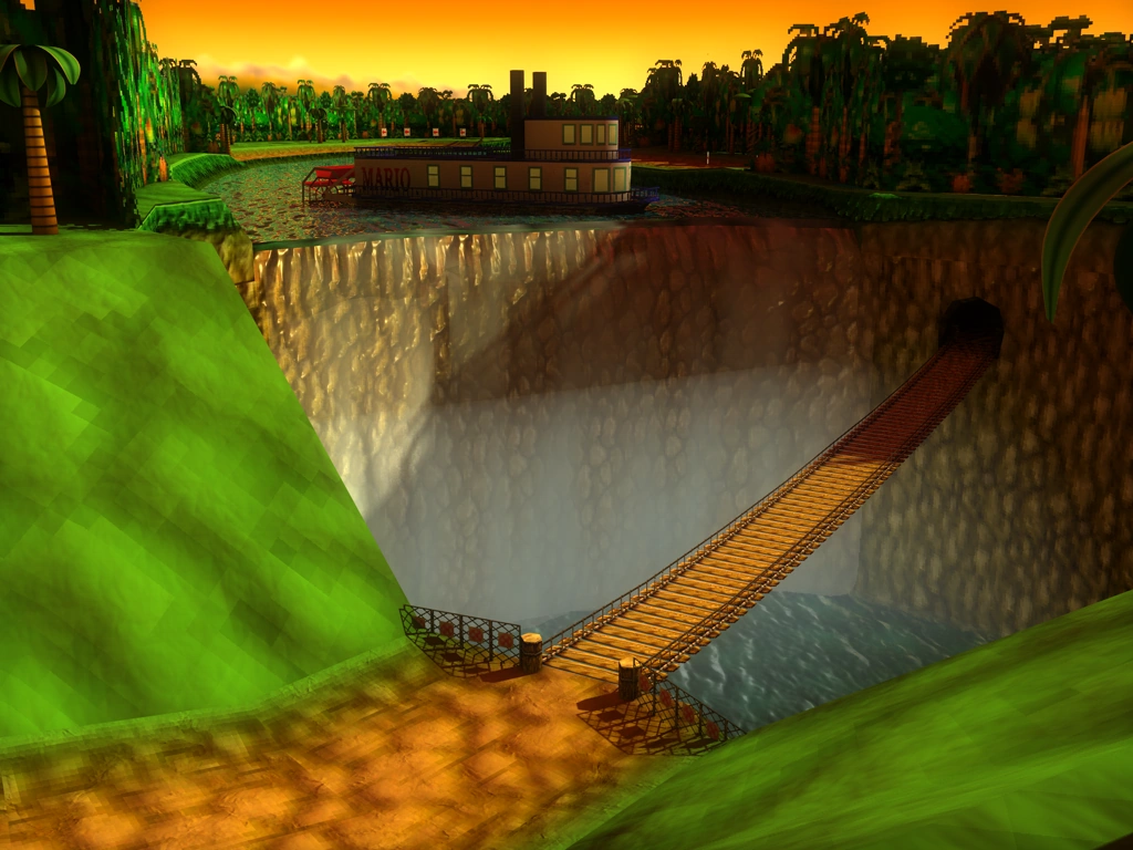 Image - DK's jungle parkway .png | Mario Kart Racing Wiki | Fandom ...