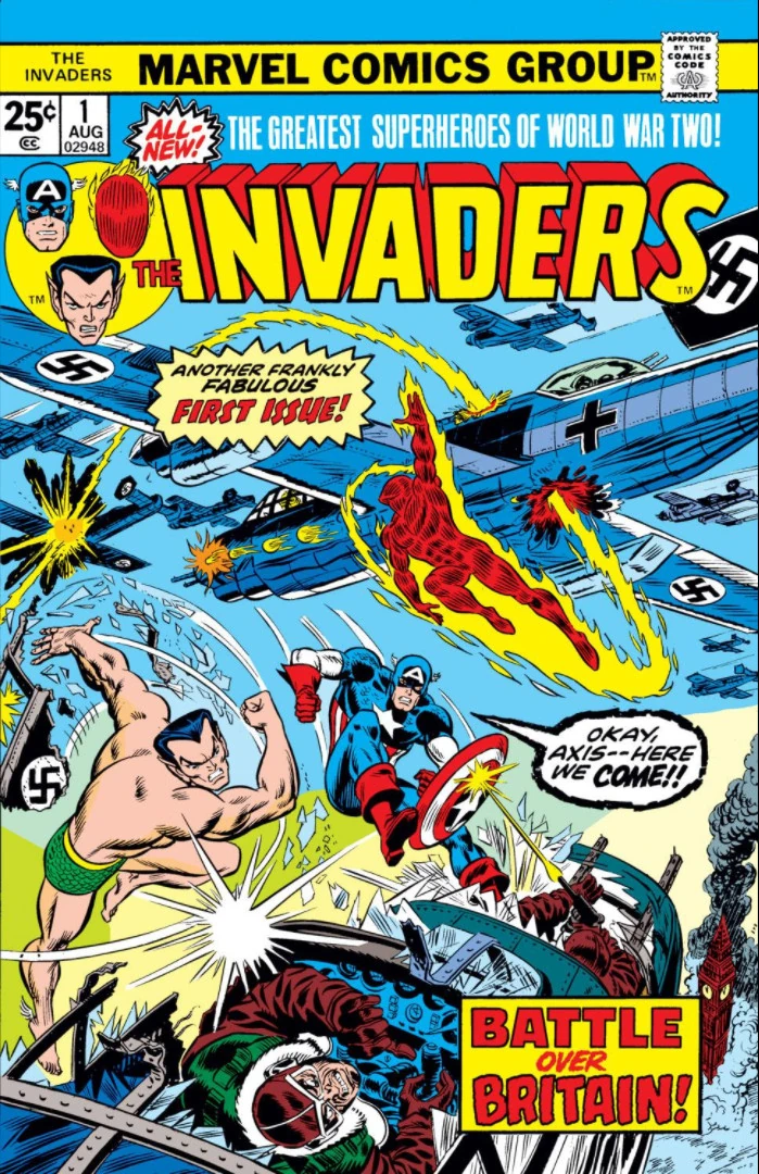 Invaders Vol 1 1 | Marvel Database | FANDOM powered by Wikia