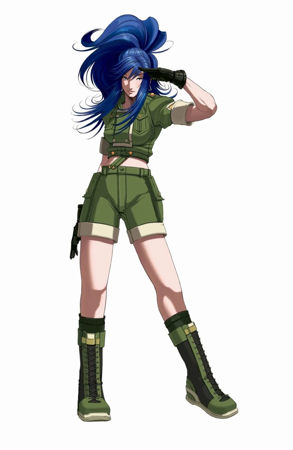 Leona Heidern Metal Slug King Of Fighters By