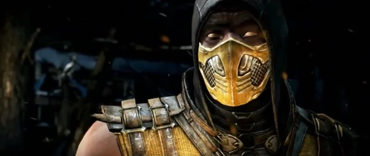 Mortal Kombat Scorpion Face