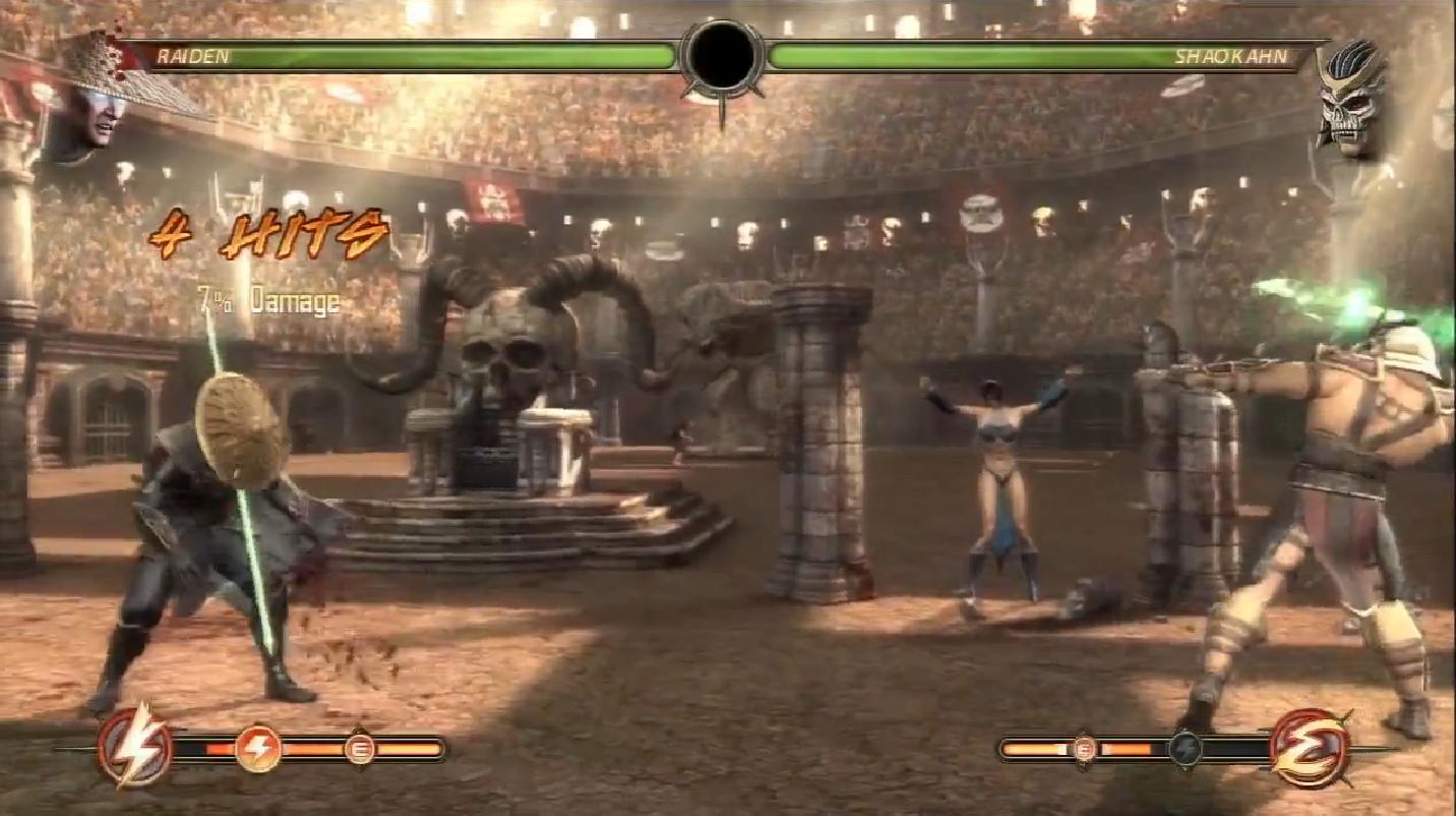Image Raiden Vs Shao Kahn Mortal Kombat Wiki Fandom Powered