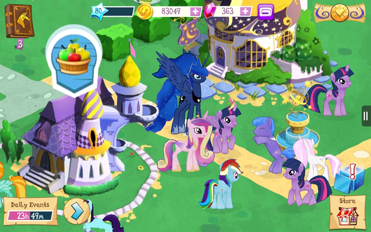 Image - 2014-07-23 MLP Game (past).png | The My Little Pony Gameloft ...