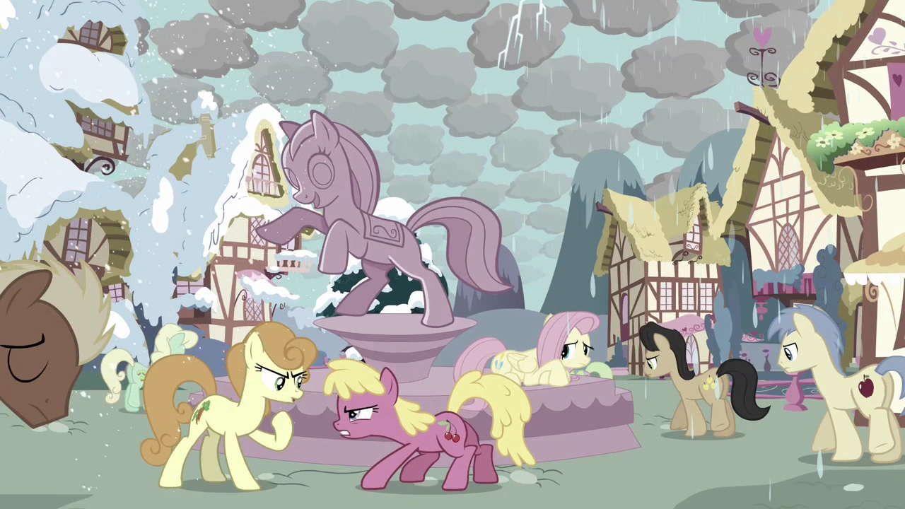 Image - Fluttershy and angry ponies S03E13.png | My Little Pony ...