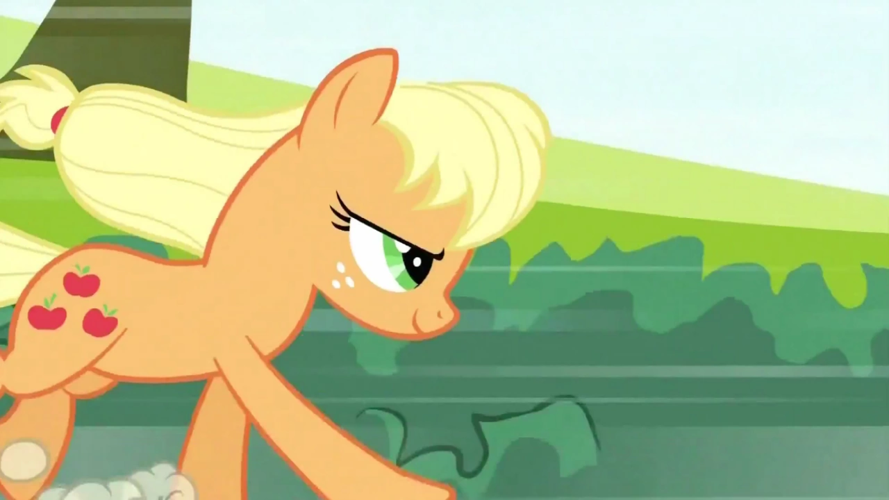 Image - Applejack Getting Ready to Jump S2E14.png | My Little Pony ...