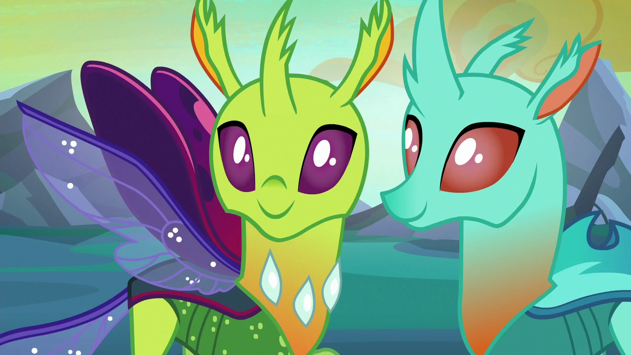Image - New changelings looking happy S6E26.png | My Little Pony ...