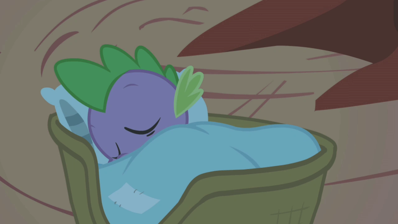Image - Spike sleeping in the dark S1E02.png | My Little Pony ...