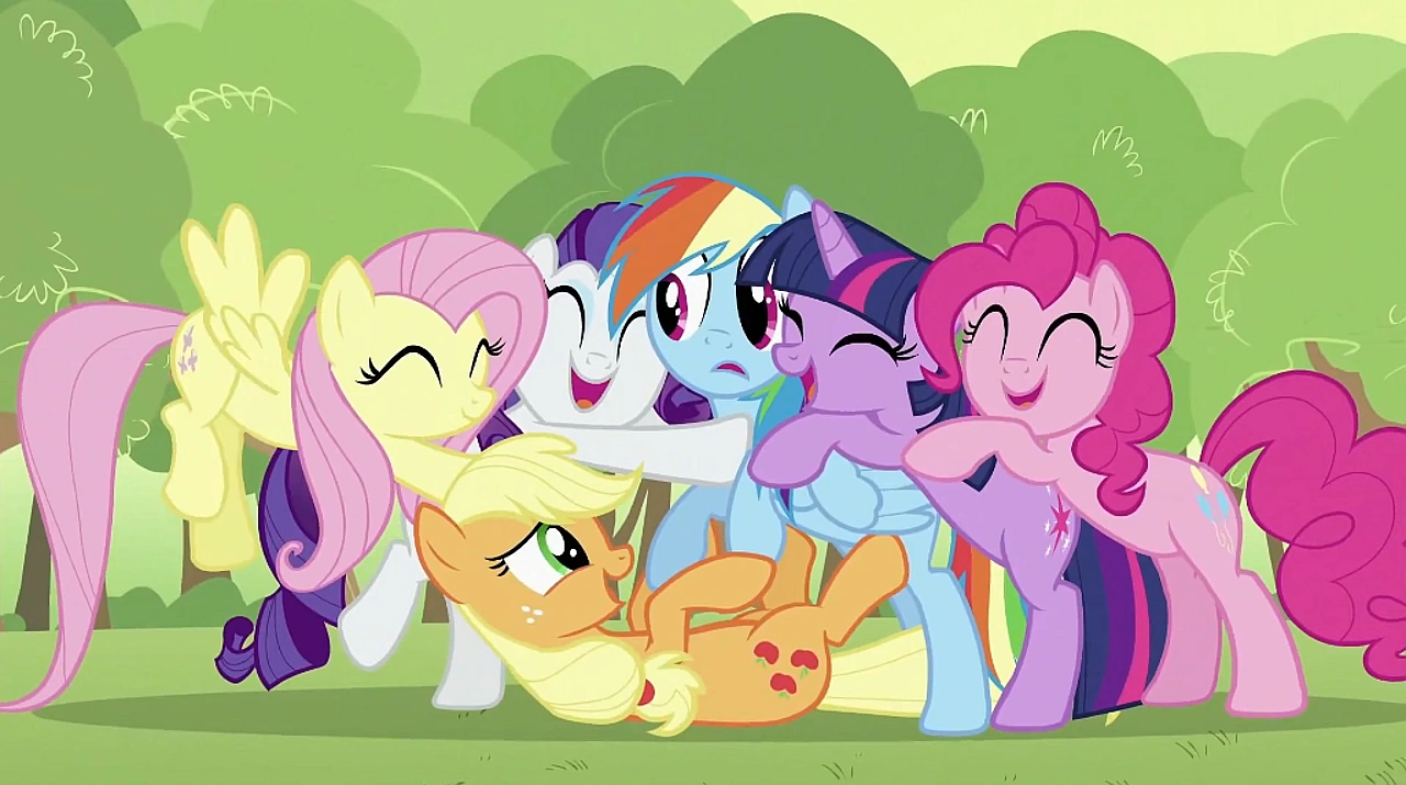 Image - Main 6 group hug S2E02.png | My Little Pony Friendship is Magic ...