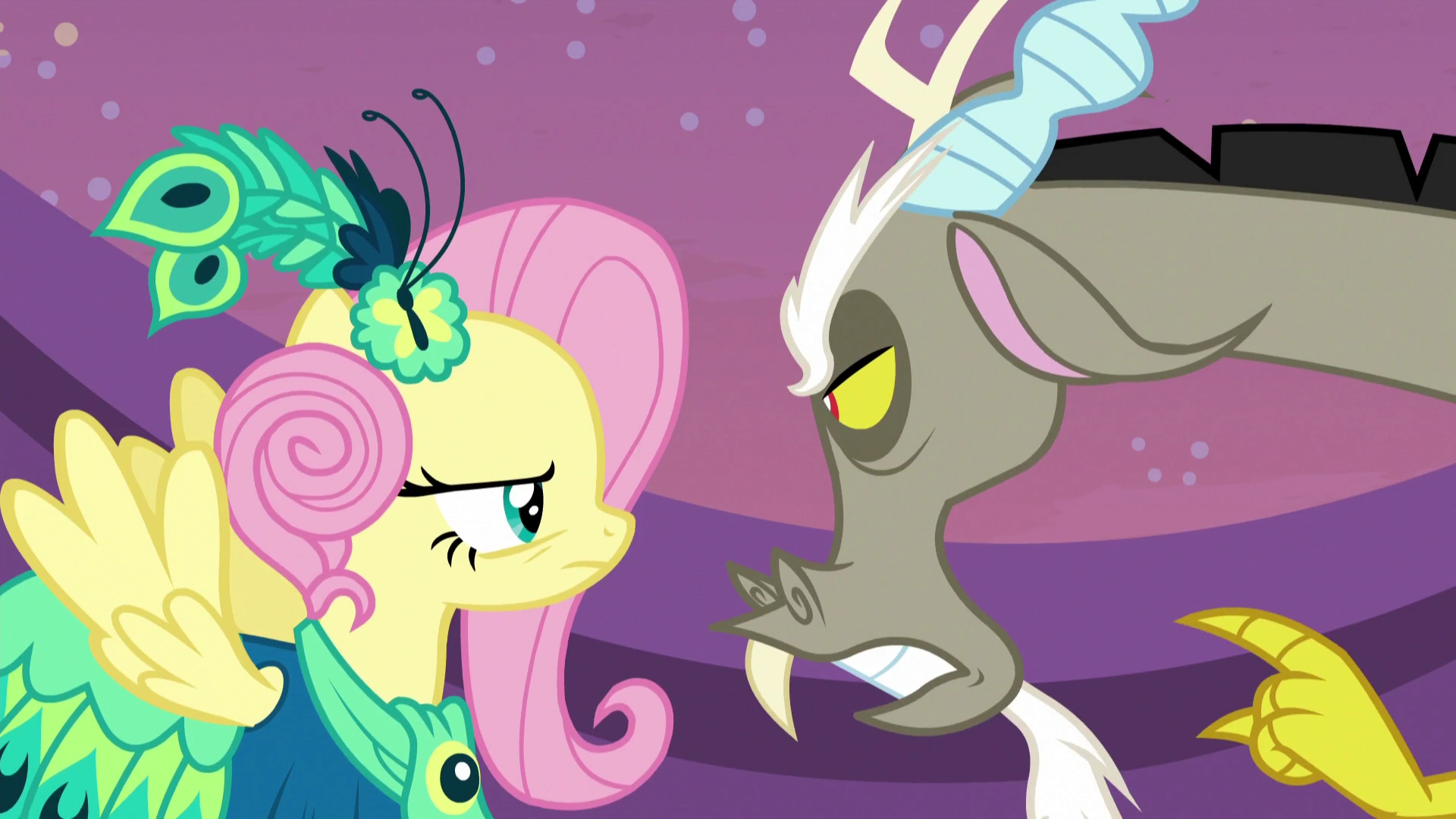 Image - Discord and Fluttershy arguing S5E7.png | My Little Pony ...