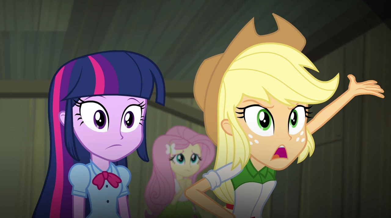 Image - Applejack gets angry at Rainbow EG2.png | My Little Pony ...