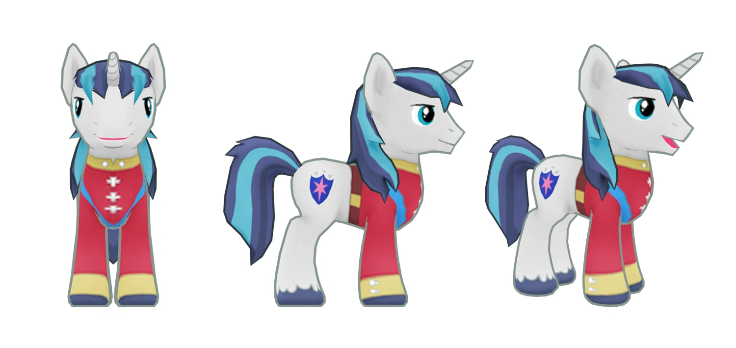 Image - My Little Pony mobile game Shining Armor Model.png | My Little ...