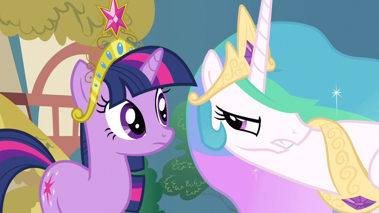 Image - Princess Celestia just in case S3E10.png | My Little Pony ...
