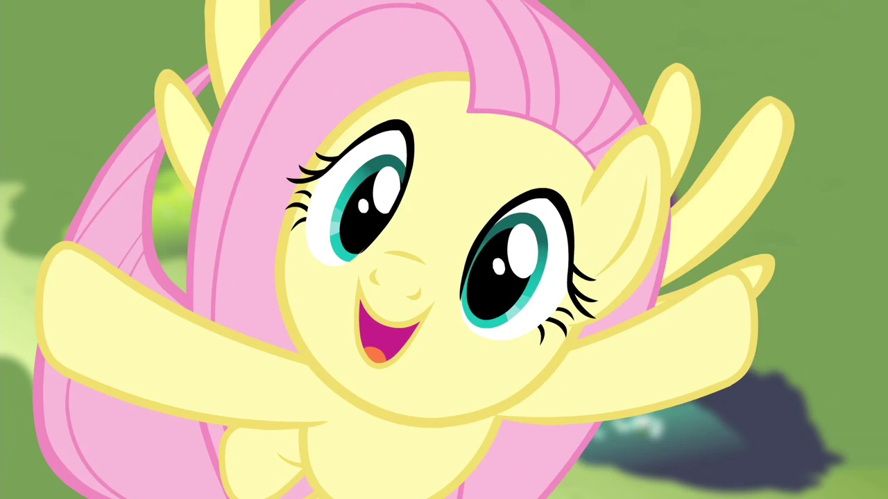 Image - Fluttershy singing while flying up S4E14.png | My Little Pony ...