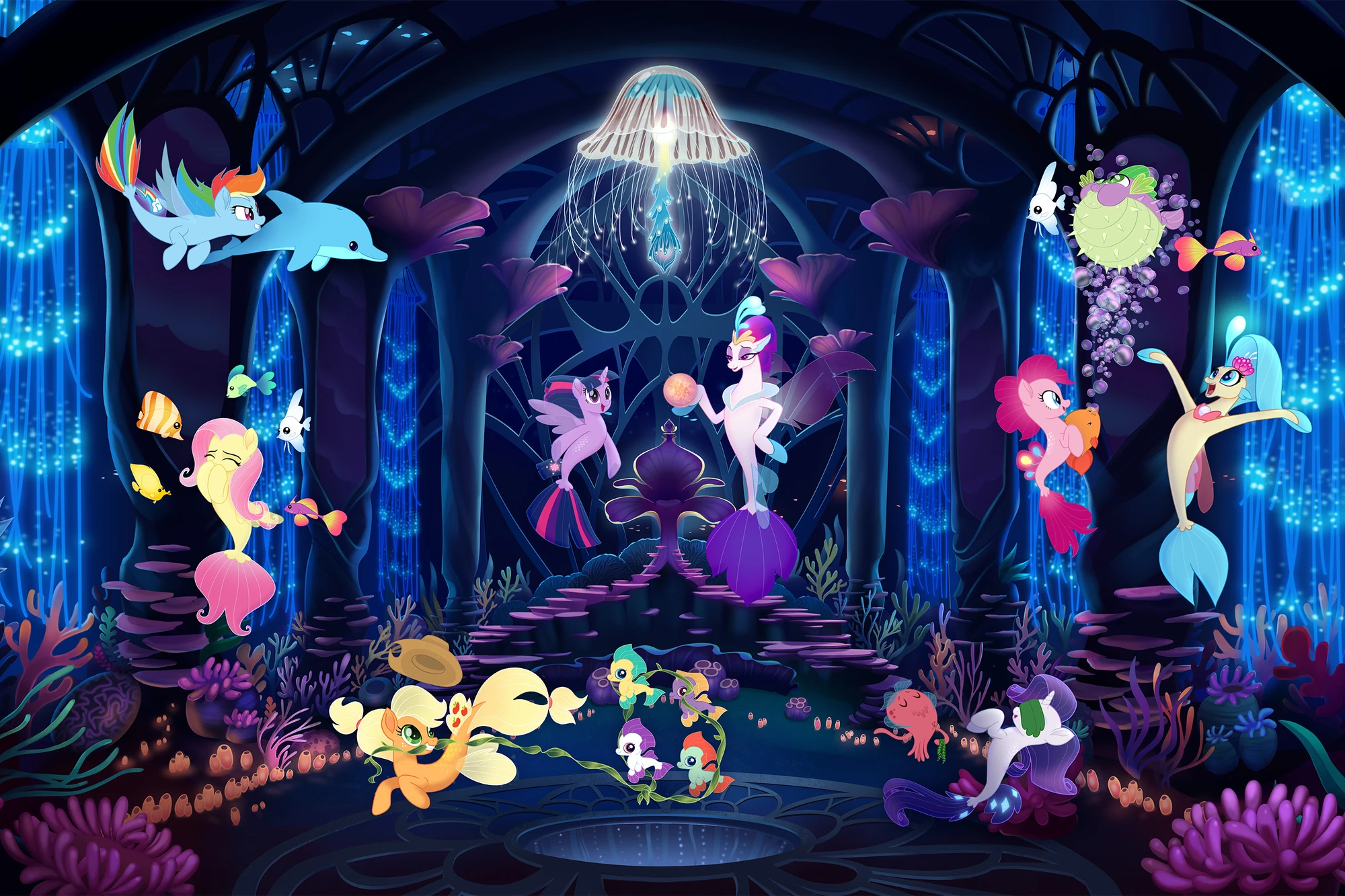 Image - MLP The Movie Seaquestria panorama poster.jpg | My Little Pony ...