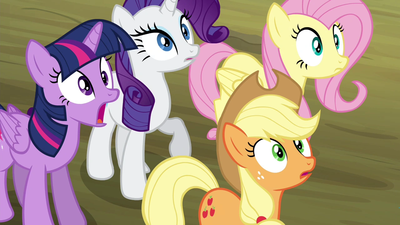 Image - Twilight and friends in shock S4E18.png | My Little Pony ...