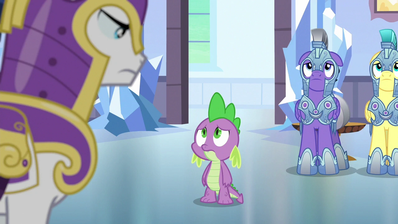 Image - Royal guards distance themselves from Spike S6E16.png | My ...