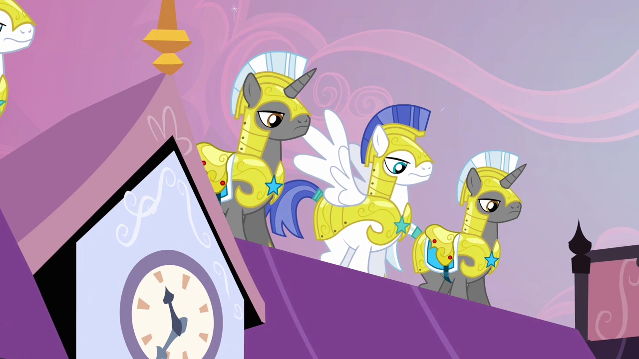 Image - Royal Guards at station 2 S2E25.png | My Little Pony Friendship ...