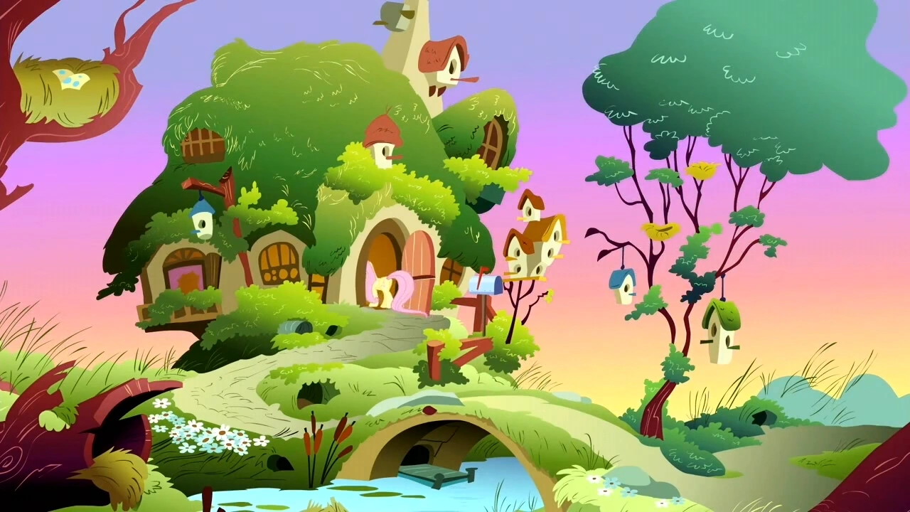 Image - Dusk at Fluttershy's home S2E19.png | My Little Pony Friendship ...