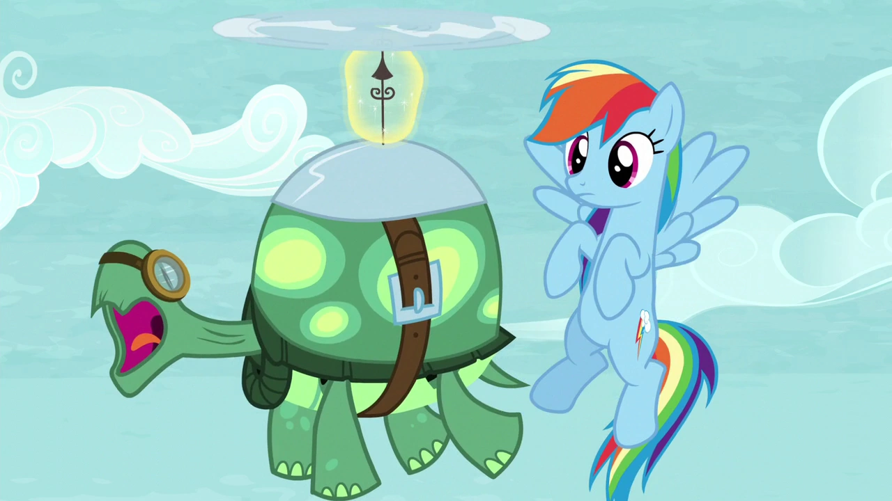 Image - Rainbow sees Tank yawning again S5E5.png | My Little Pony ...