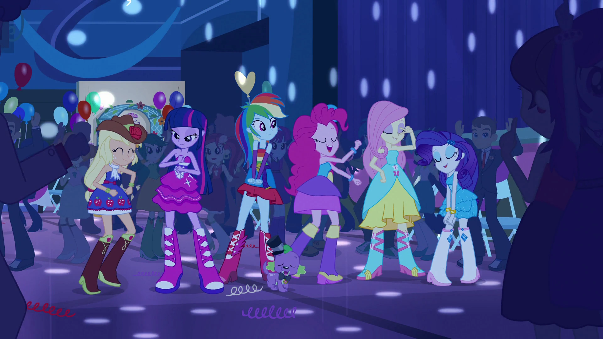 Image - Twilight and friends dancing at Fall Formal EG.png | My Little ...