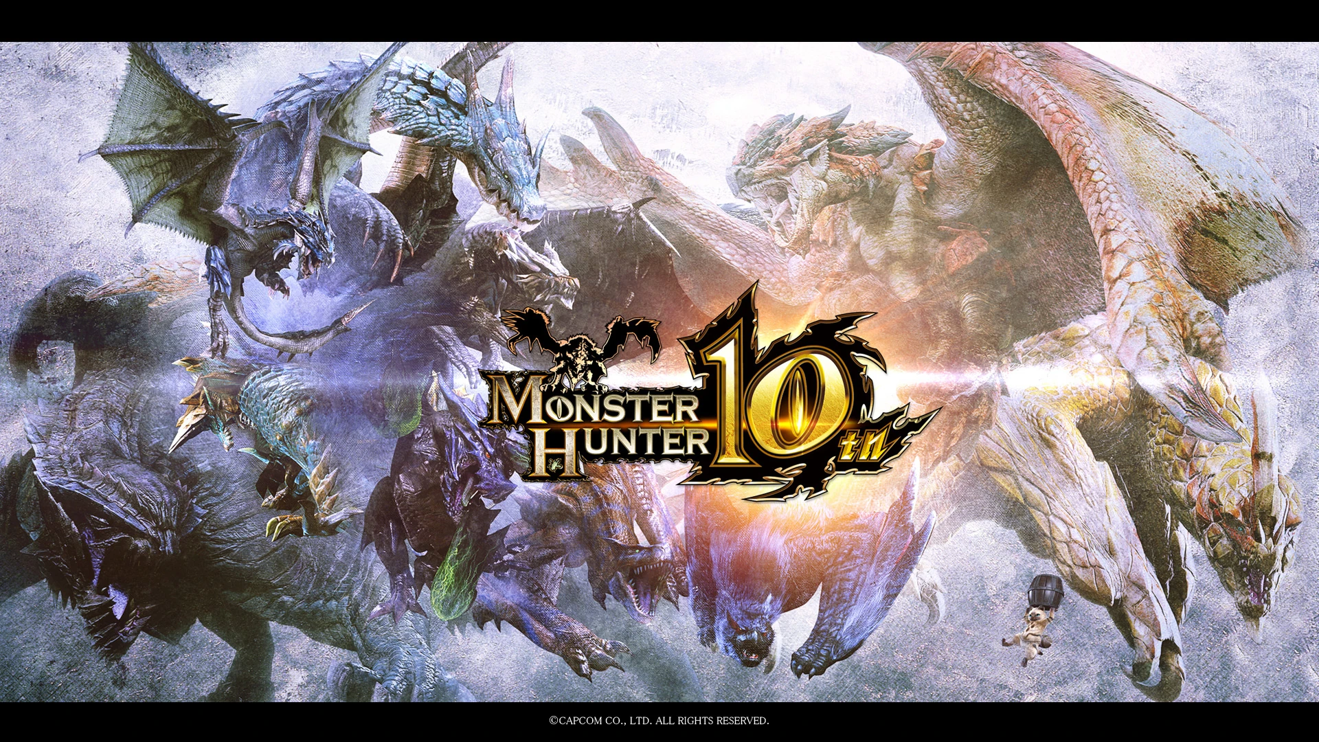 Image - MH 10th Anniversary-Official Wallpaper 002.jpg | Monster Hunter ...