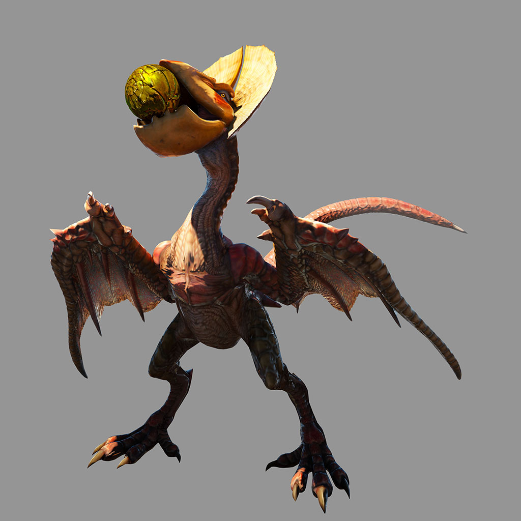 Image Mh4 Yian Kut Ku And Konchu Render 001 Monster Hunter Wiki