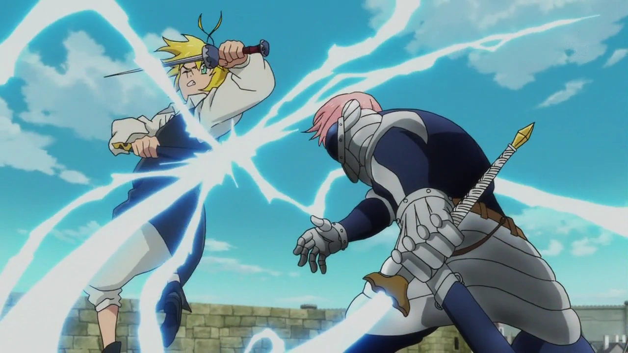 Image - Gilthunder fighting Meliodas.png | Nanatsu no Taizai Wiki ...