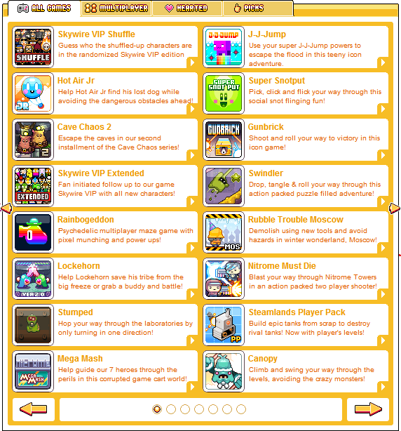 Image - 2.0 Games Page.png | Nitrome Wiki | Fandom powered by Wikia