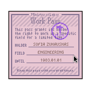 Image - Work Pass.png | Papers Please Wiki | FANDOM powered by Wikia