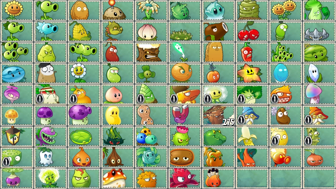 Image - All Seed Packets from PvZ2 and PvZ (cn).png | Plants vs ...