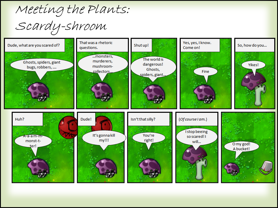 Image P Scaredy Shroompng Plants Vs Zombies Wiki Fandom Powered By Wikia