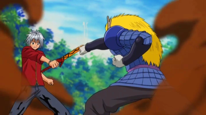 Image - Let breaks Haru's Explosion Sword.png | Rave Master Wiki ...