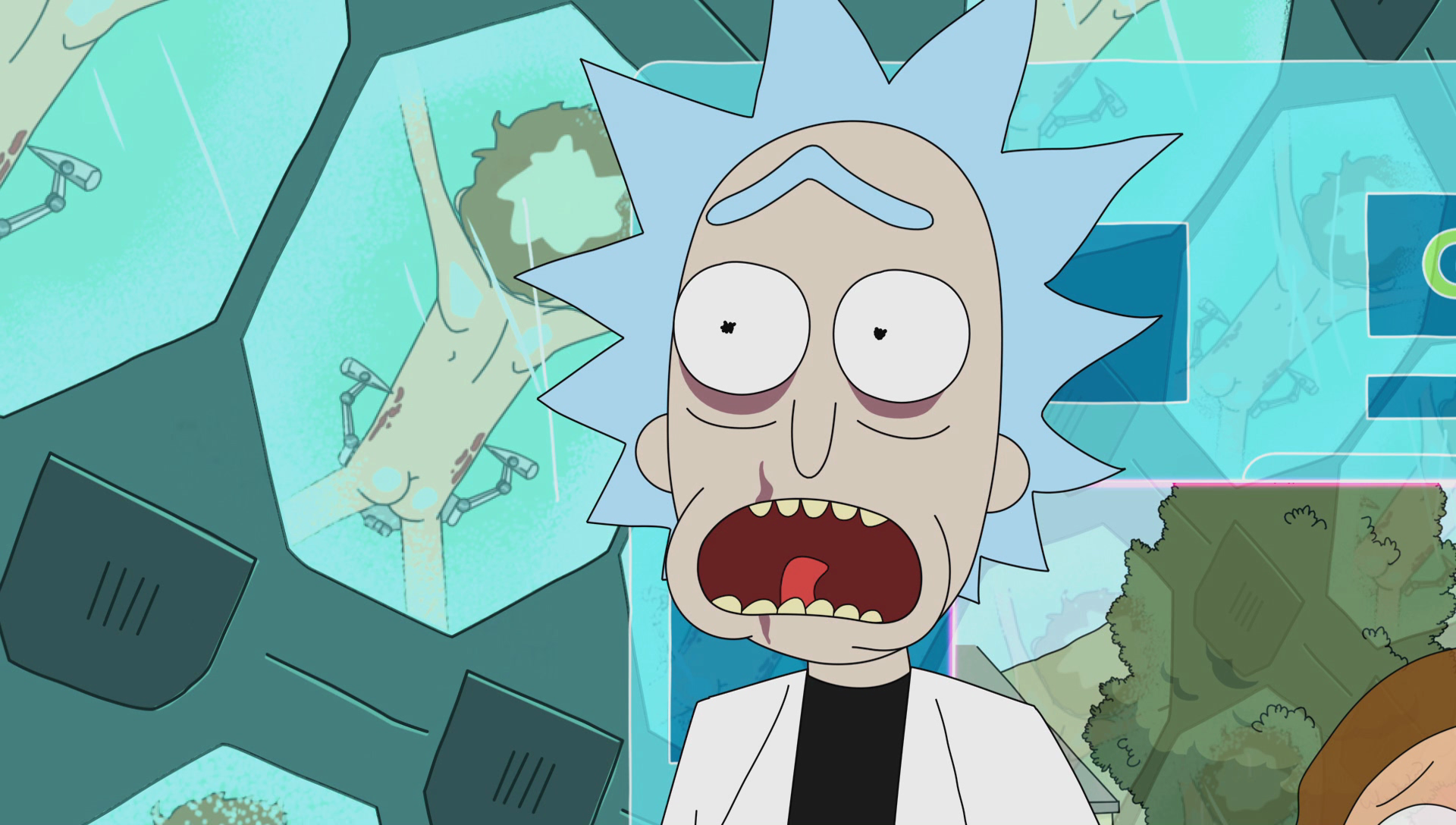 Image S1e10 Shocked Evil Rickpng Rick And Morty Wiki Fandom