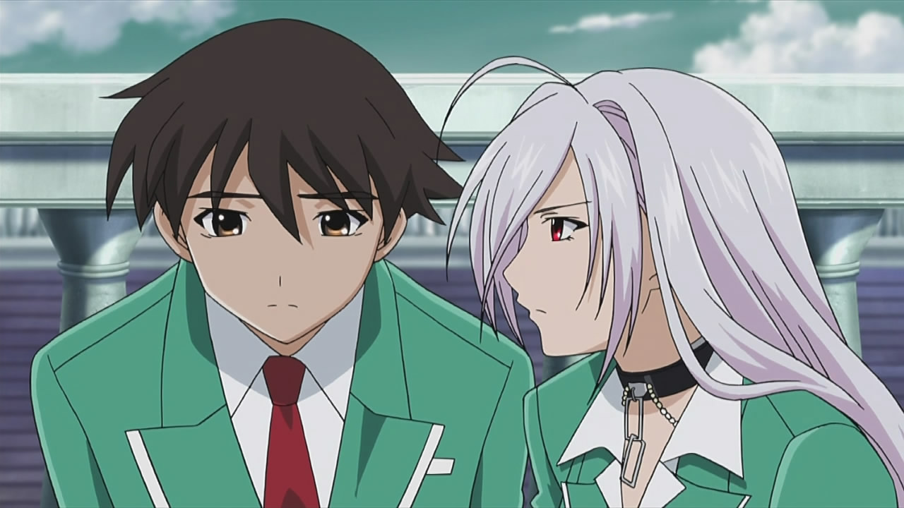 Imagen Tsukune Aono Y Moka Akashiya Wiki Rosario Vampire Fandom Powered By Wikia