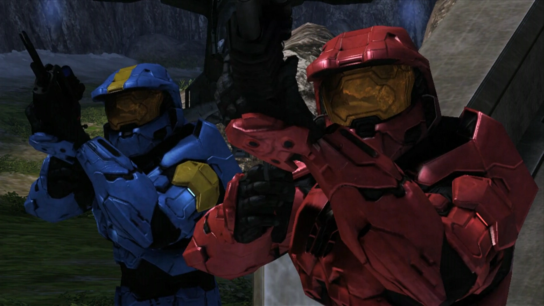 Image - Sarge and Wash take aim at Hornet.png | Red vs. Blue Wiki ...