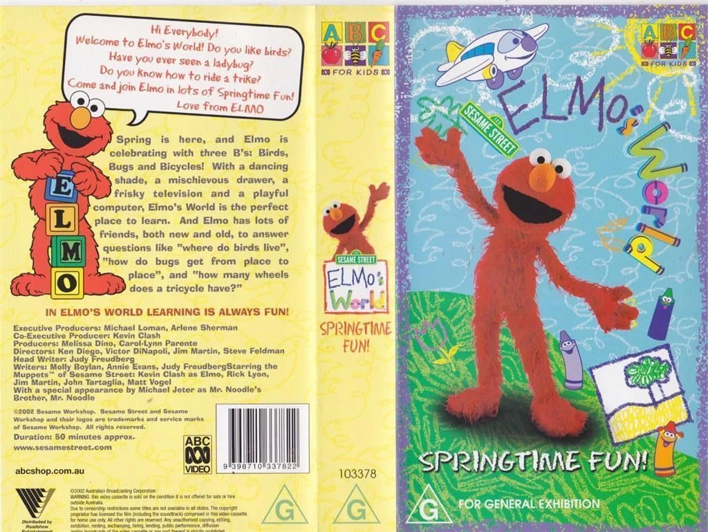 Image - Elmos world springtime fun australian vhs.jpg | Scratchpad ...