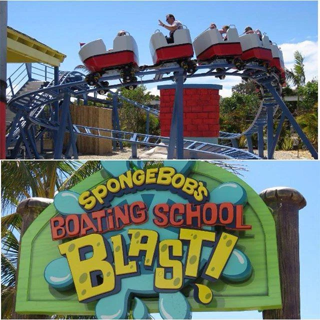 Image - SpongeBob's Boating School Blast.jpg | SeaWorld Gold Coast ...
