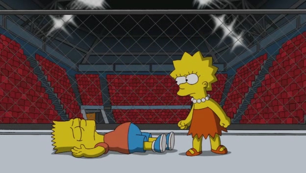 Image - Lisa Knocks Bart Out.JPG | Simpsons Wiki | FANDOM powered by Wikia