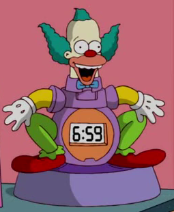 Krusty brand alarm clock | Simpsons Wiki | FANDOM powered by Wikia