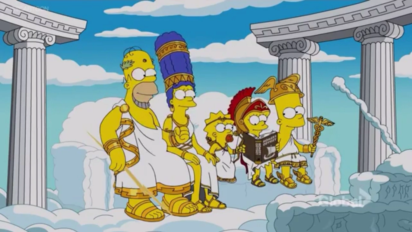 Greek Gods couch gag | Simpsons Wiki | FANDOM powered by Wikia